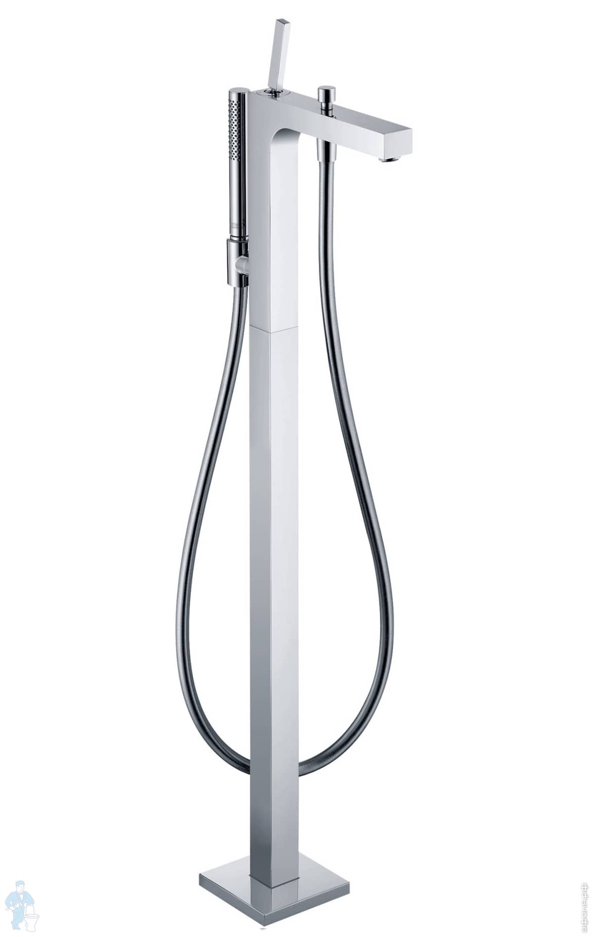 Смеситель Axor Citterio 39451 для ванны/душа однозахватный, напольный ...