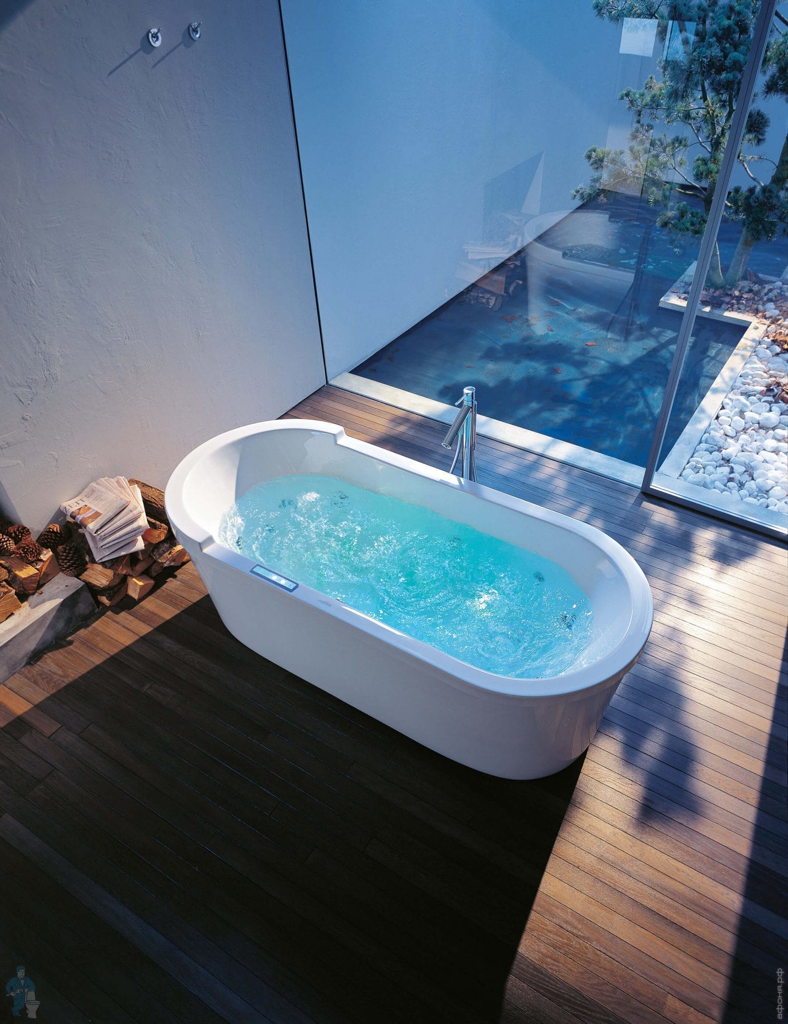 Ванна акриловая Duravit Starck 1600х800х460 один наклон ...