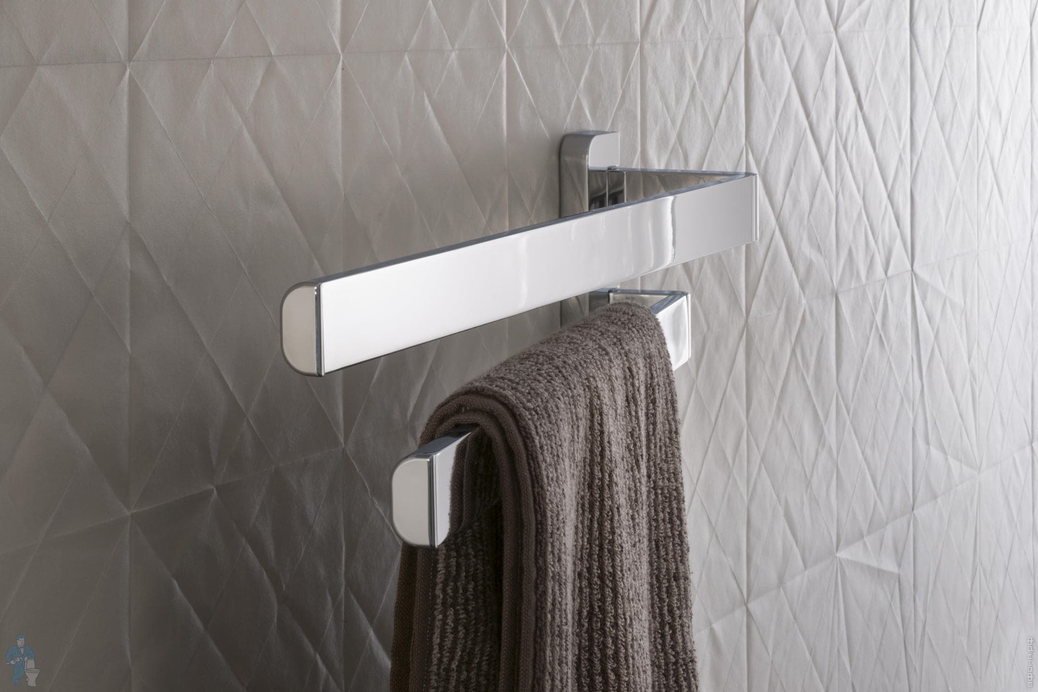 Axor Universal Полотенцедержатель двойной поворотный 409мм 42821000 ...