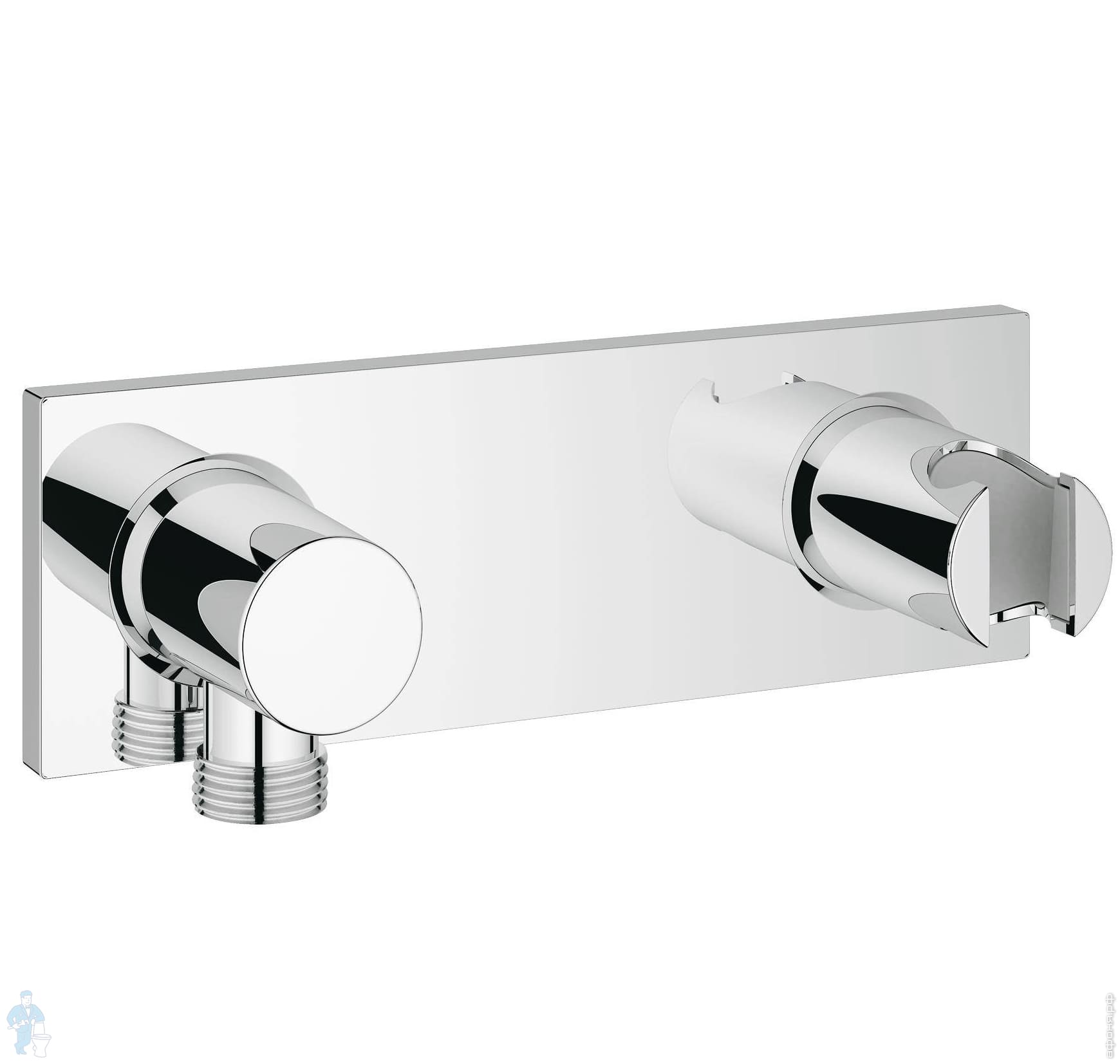 Шланговое подключение Grohe Grohtherm F 27621 с держателем для душа ...
