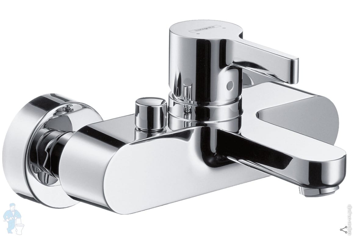 Смеситель Hansgrohe Metris S 31460000 для ванны/душа настенный ...