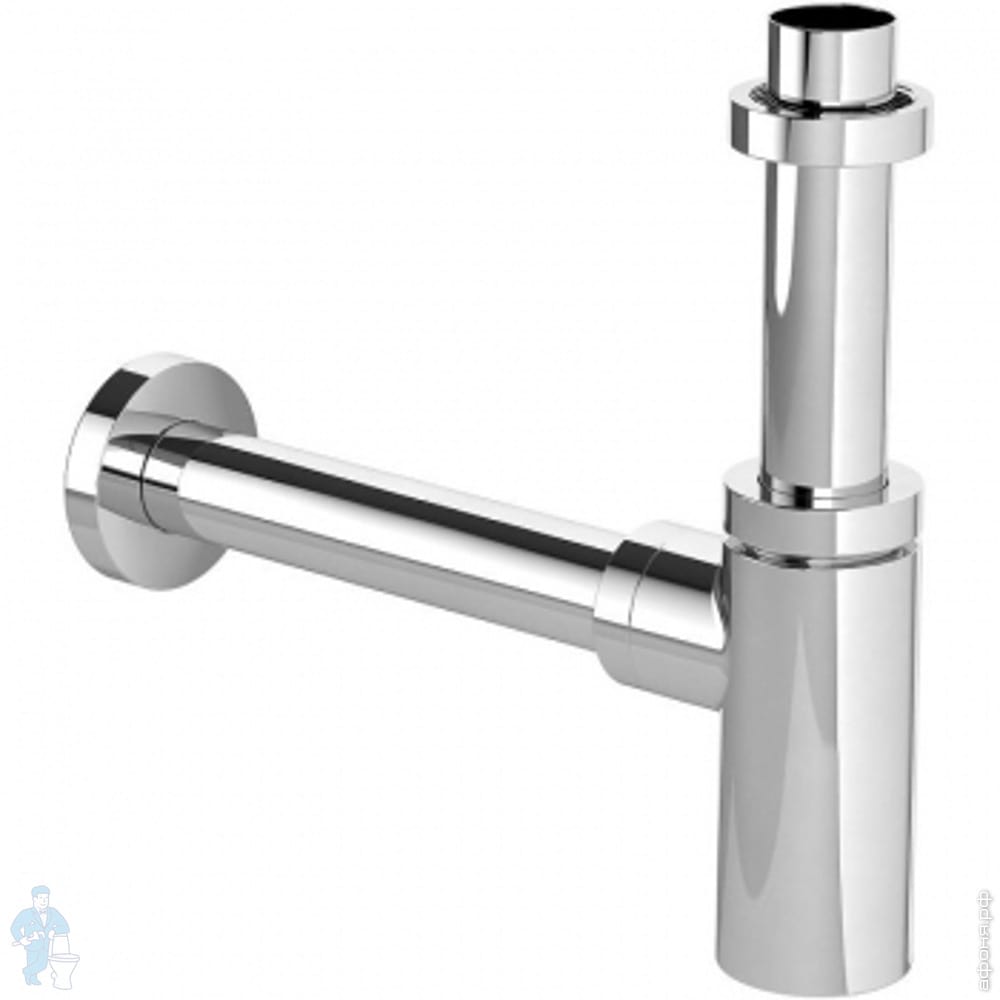 Сифон для раковины Villeroy & Boch хром TVC00000400061 | Афоня.рф