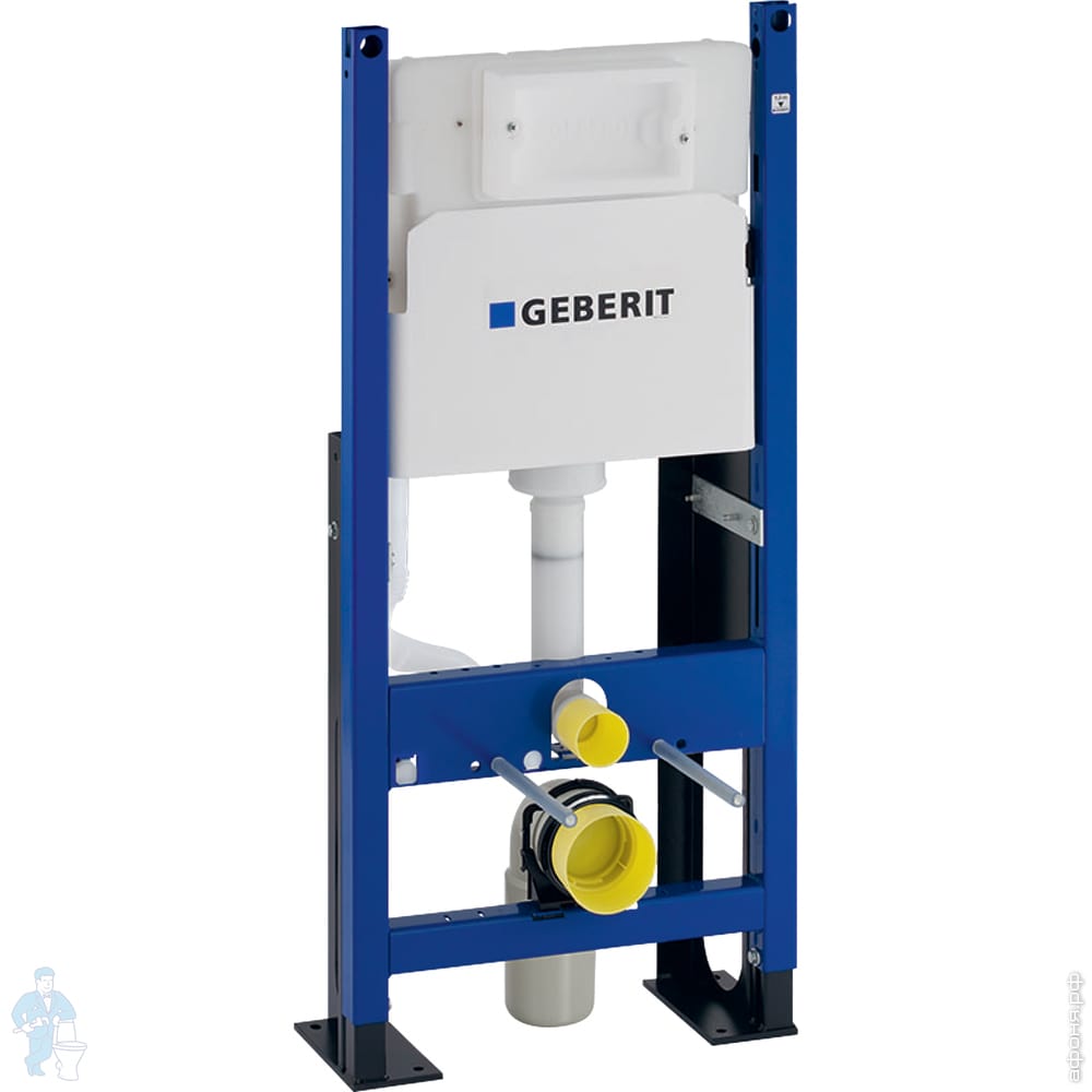 GEBERIT Duofix UP100 Инсталляция для подвесного унитаза, двойной смыв ...