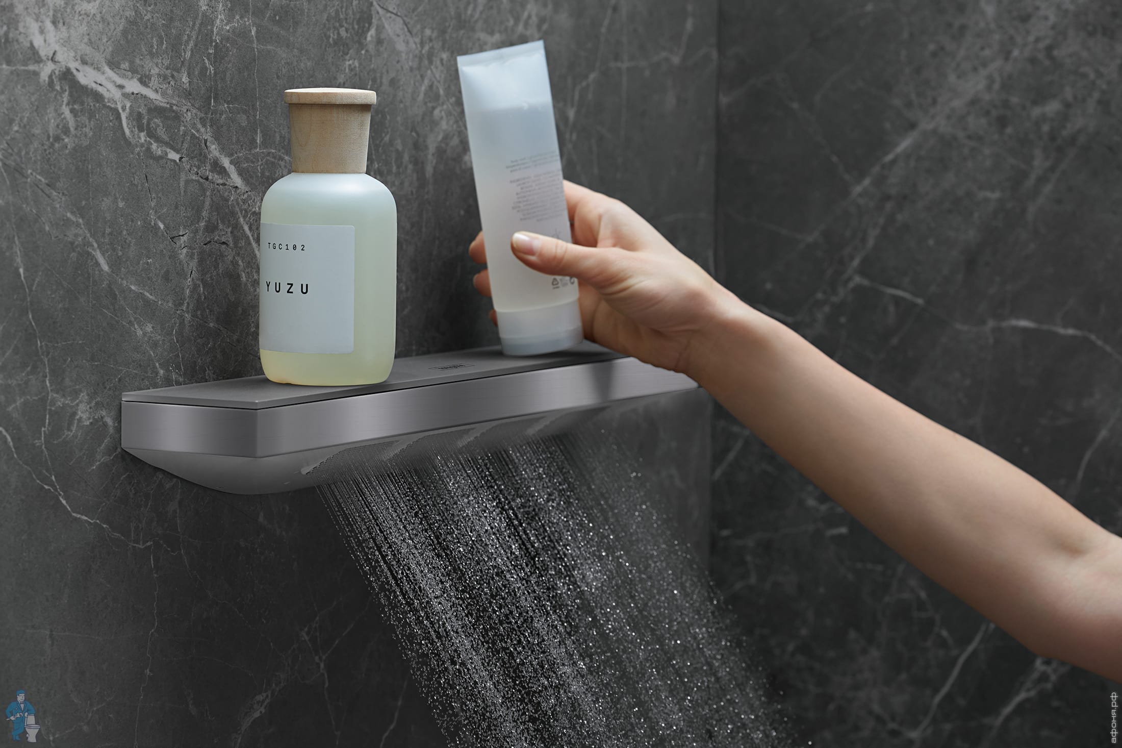 Hansgrohe Rainfinity Плечевой душ 500 хром 26243000 | Афоня.рф, цена 70 ...