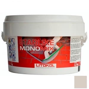 Затирка полиуретановая LITOCHROM STARLIKE MONOMIX C.220 светло-серая, 1 ...
