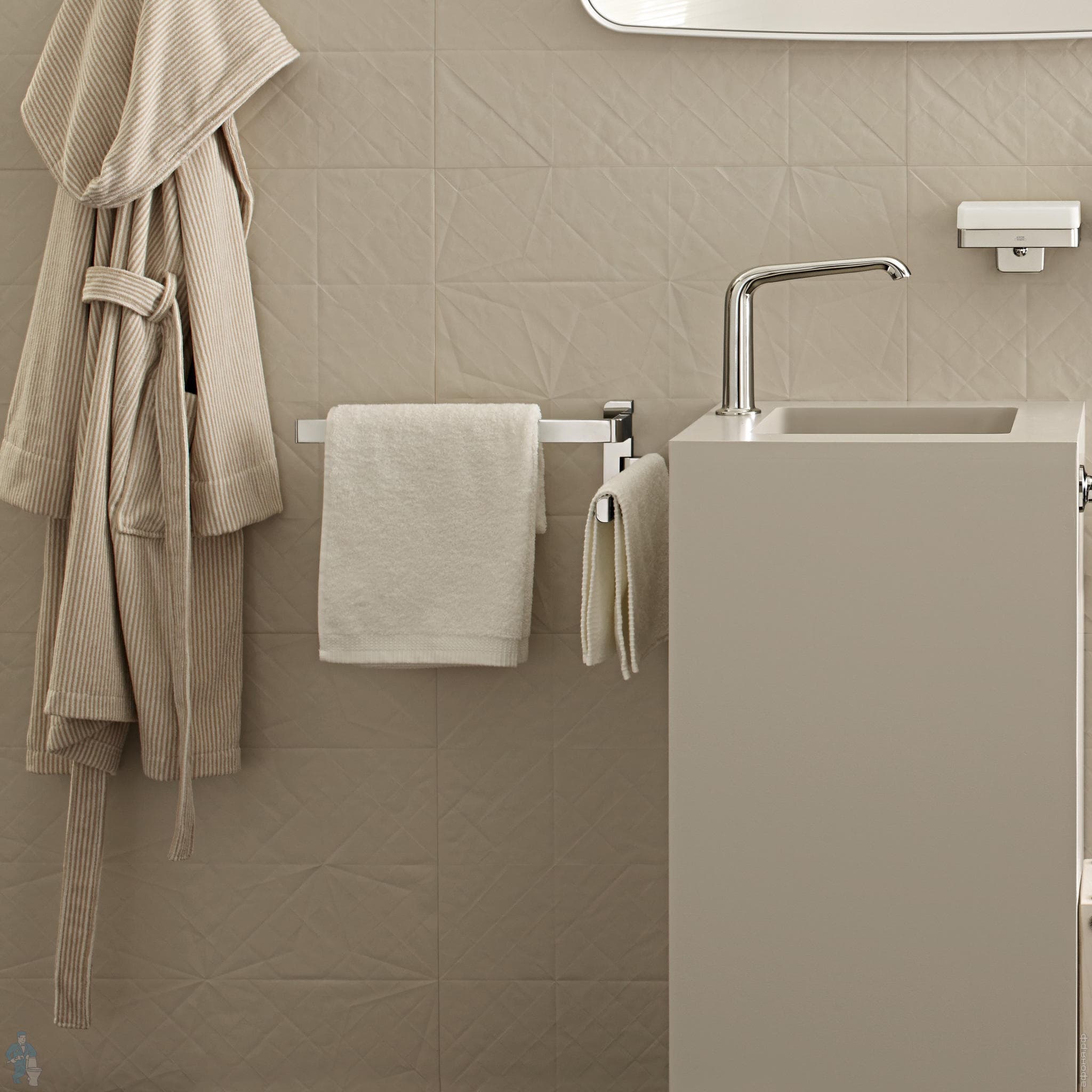 Axor Universal Полотенцедержатель двойной поворотный 409мм 42821000 ...