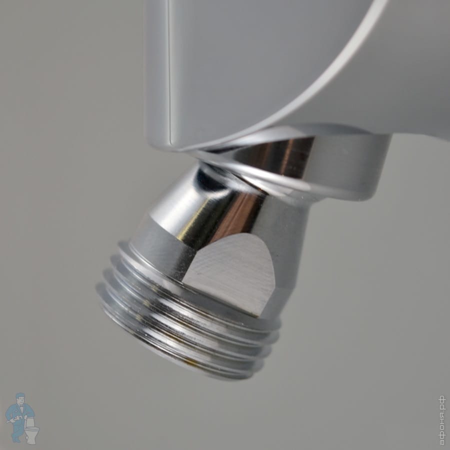 Шланговое соединение Hansgrohe Fixfit E с защитой от обратного тока ...