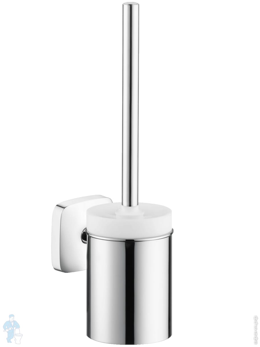 Hansgrohe PuraVida Стойка с туалетной щеткой 41505000 настенная | Афоня.рф
