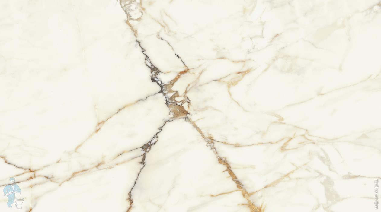 Керамогранитная плитка Vallelunga Luce Oro lusso 6001261 (600х1200) мрамор, белая (кв.м.) | Афоня.рф