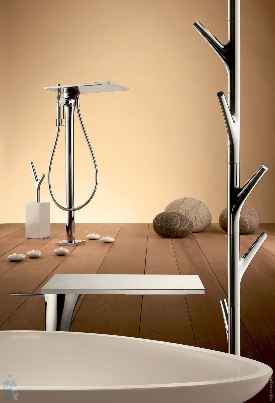 Axor Massaud Стойка с туалетной щеткой 42235000 напольная | Афоня.рф