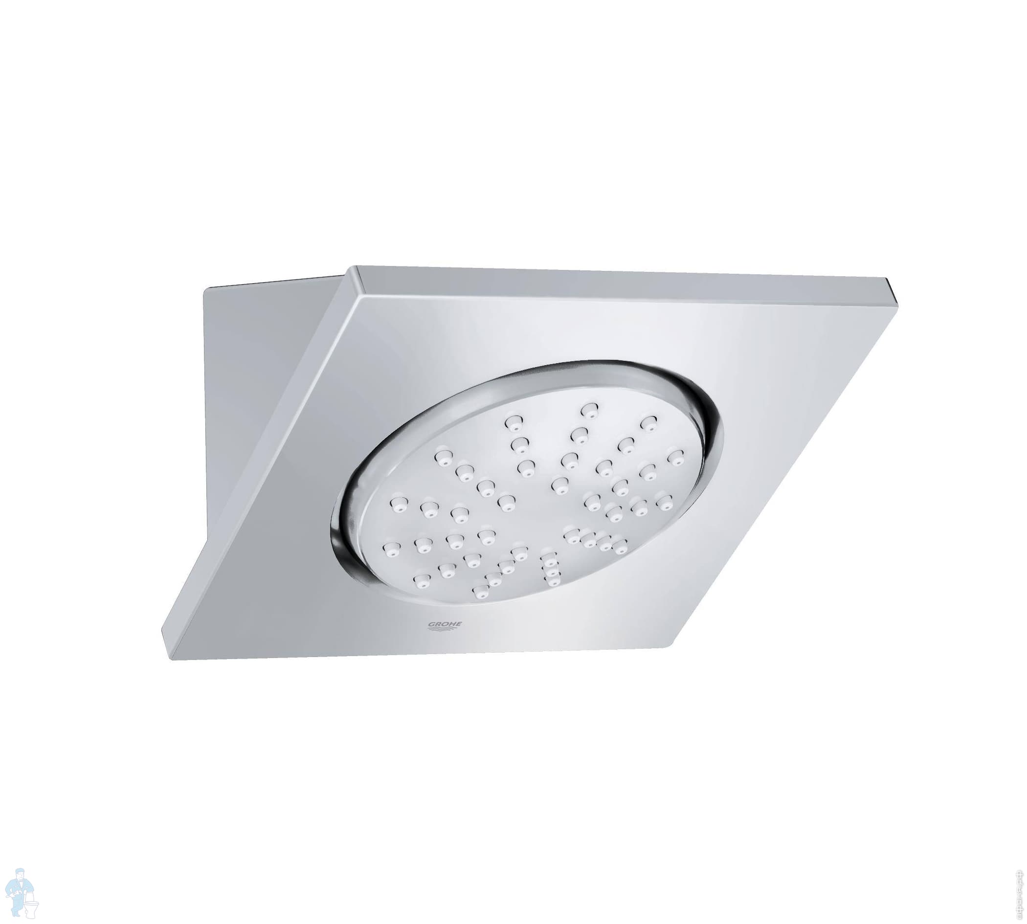 *Верхний душ Grohe Rainshower F-Series 5'' 27253000 квадрат, 127х127, 1 ...