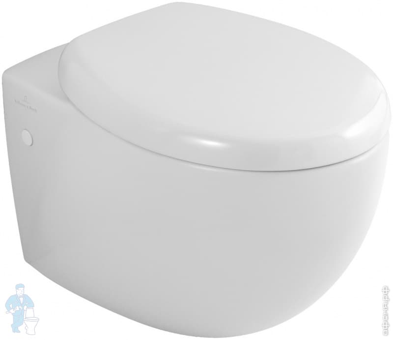 Унитаз подвесной Villeroy & Boch Aveo 6612 10 R1 (400х590х370) | Афоня.рф