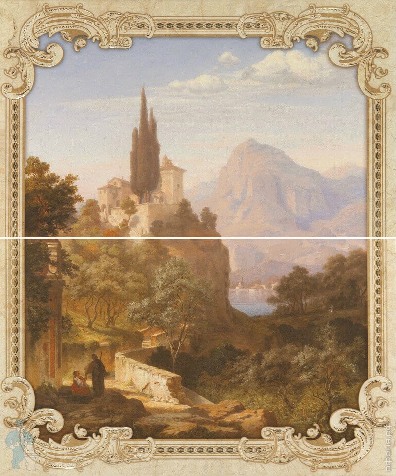 Панно Gracia Ceramica Rotterdam beige panno 02 (500х600) бежевое ...