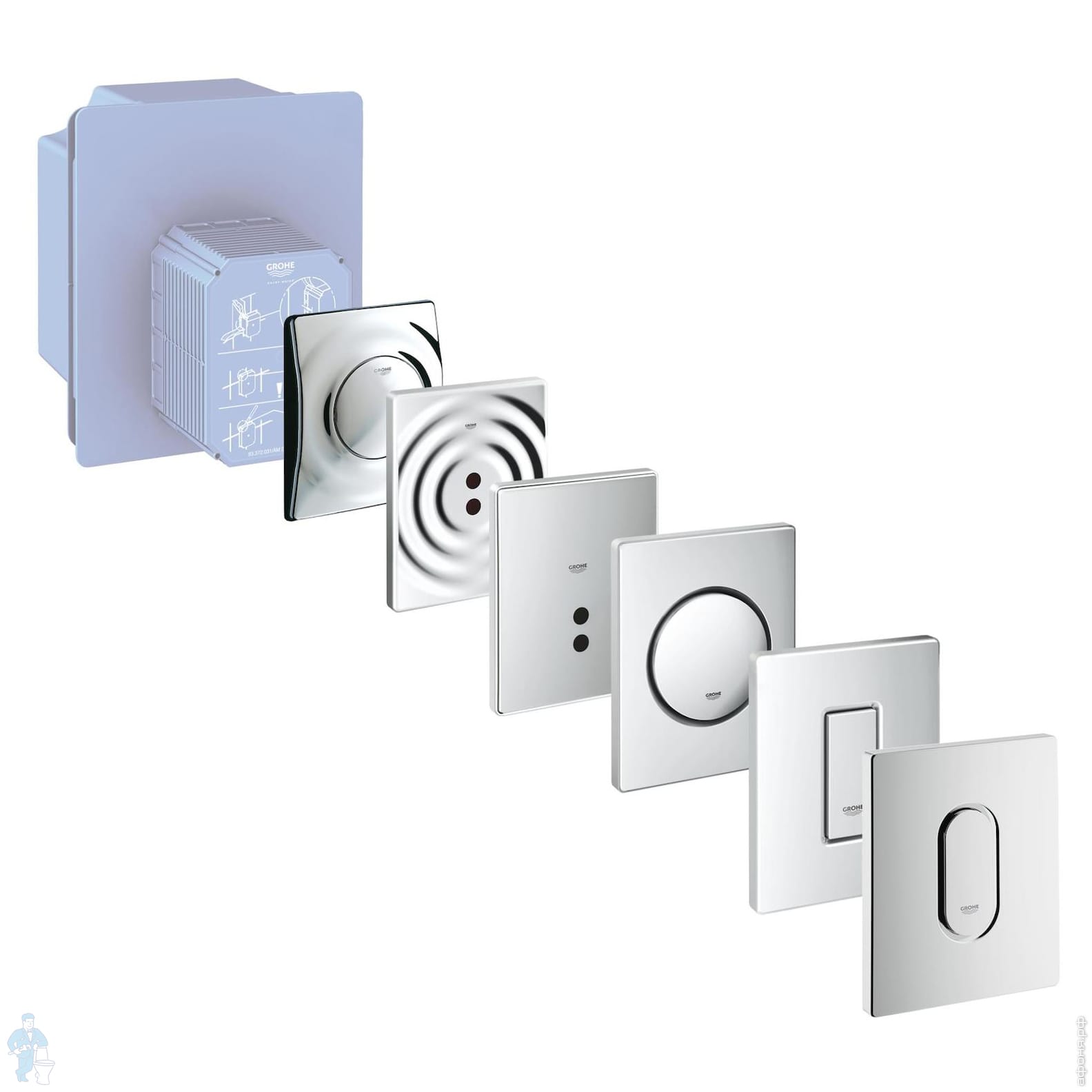 Монтажный короб Grohe Rapido U 37338000 | Афоня.рф, цена 18 372 руб.