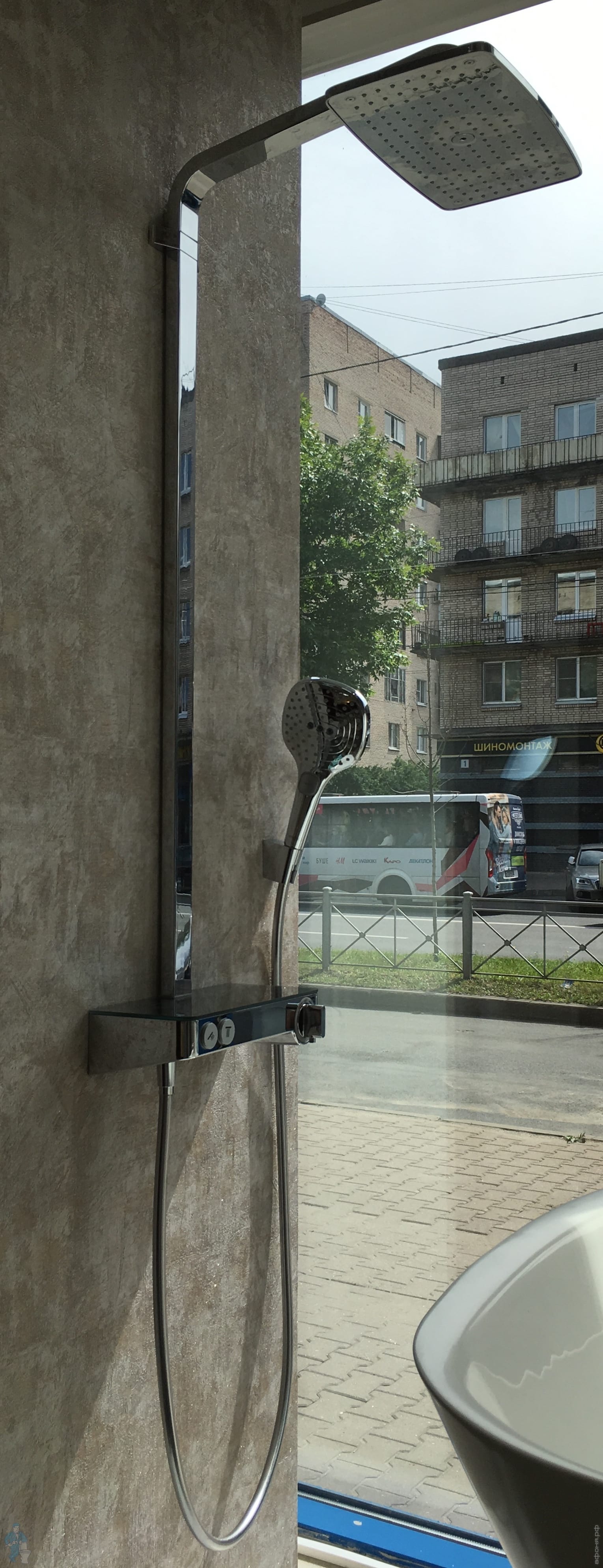 Уценка!Душ/система Hansgrohe Raindance Select E 360 Showerpipe EcoSmart ...