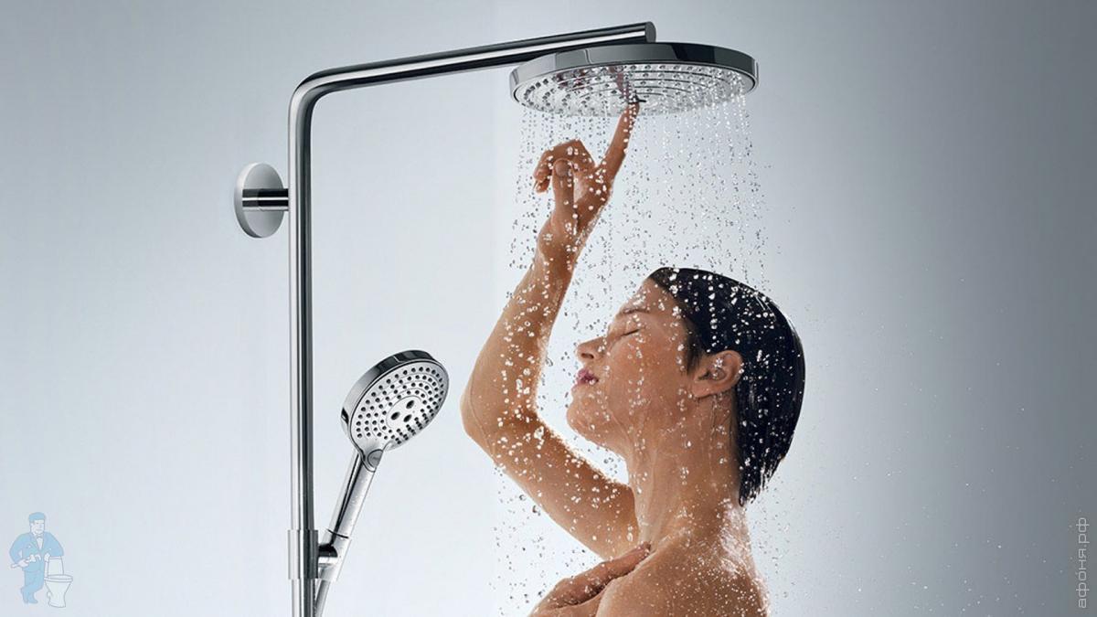 Душевая система Hansgrohe Raindance Select S 240 2jet Showerpipe с ...