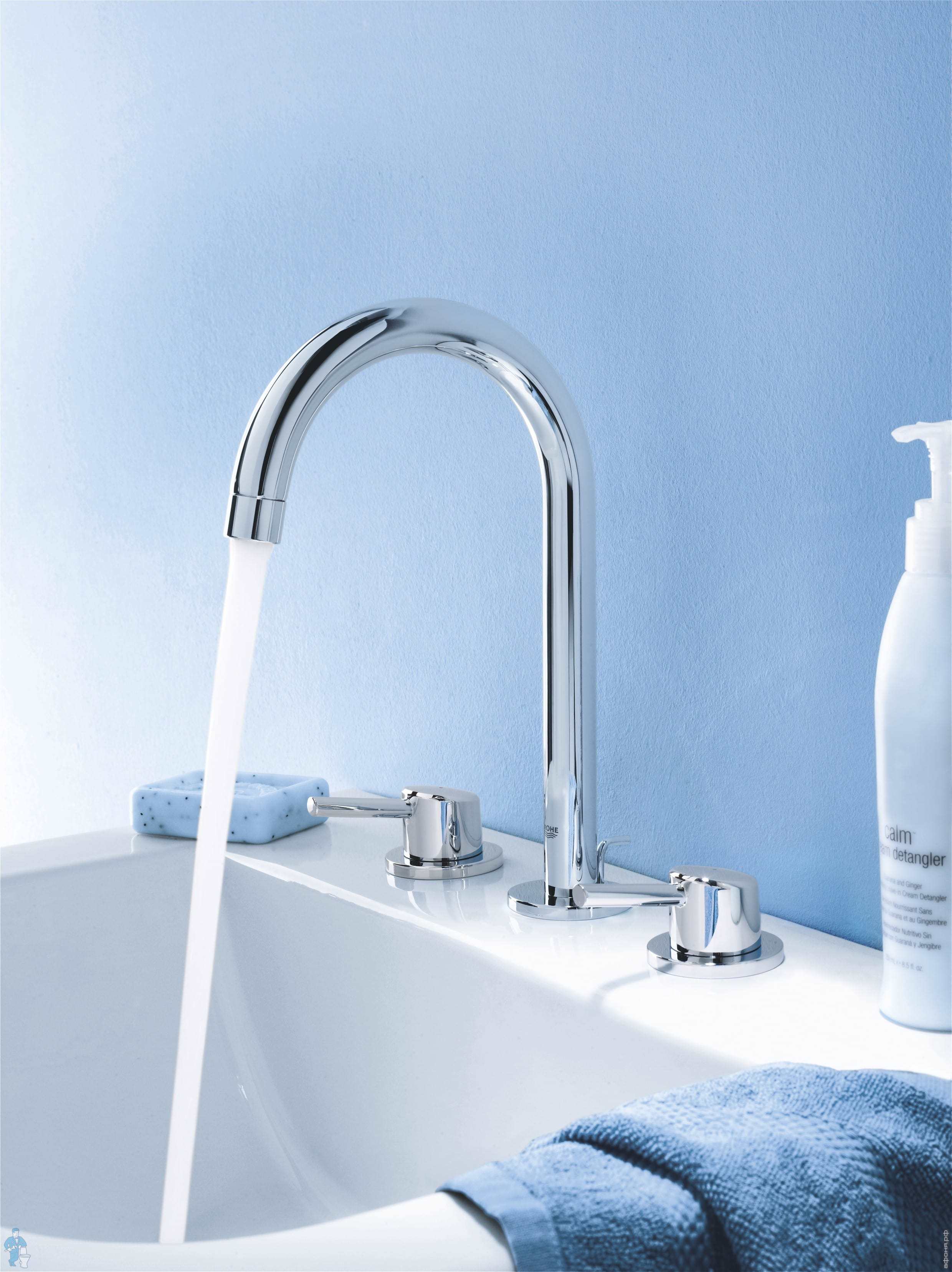 Смеситель Grohe Concetto 20216001 для умывальника, на 3 отверстия ...