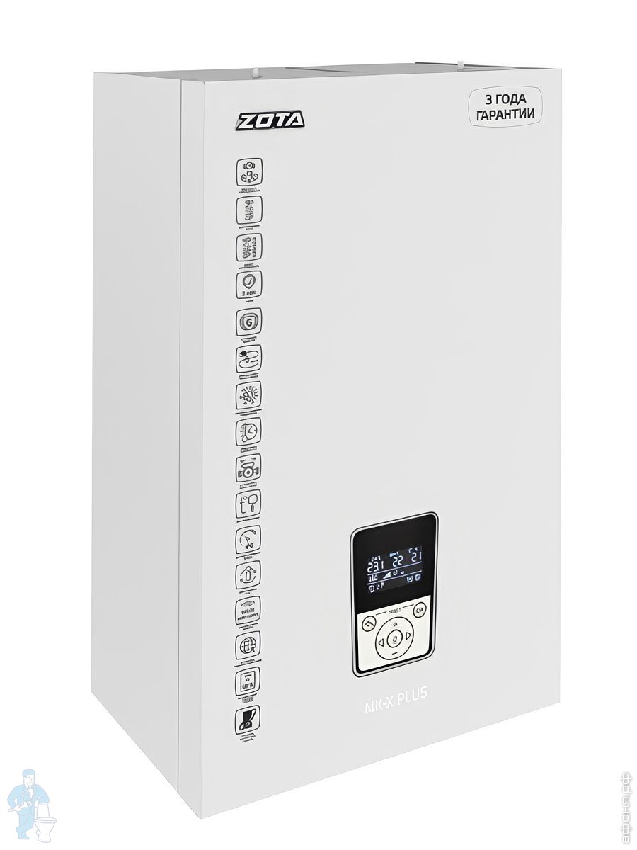 Котел электрический ZOTA 24 MK-X Plus 24кВт, арт.ZM3468429024 | Афоня.рф, цена 85 990 руб.