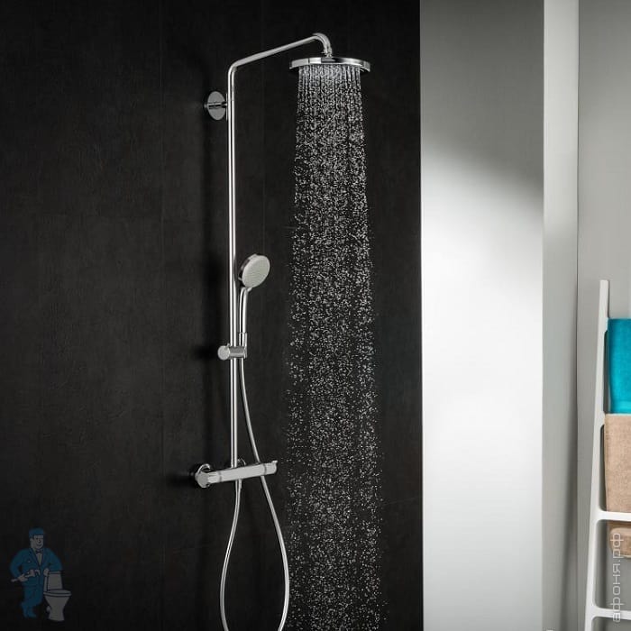 Душевая система Hansgrohe Croma 220 Showerpipe 27185000 с термостатом ...