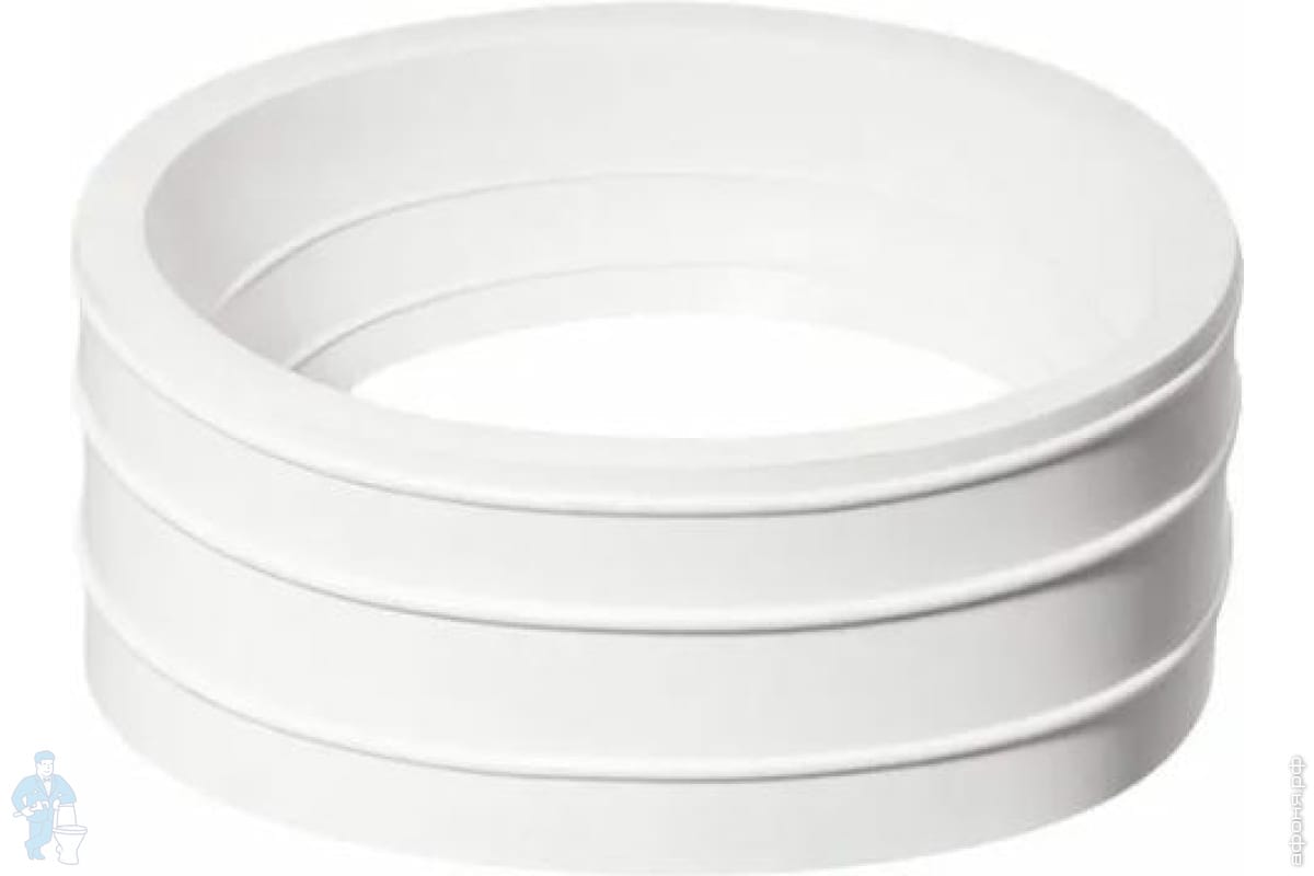 Манжета выпускная для унитаза белая | Афоня.рф, цена 45 руб.