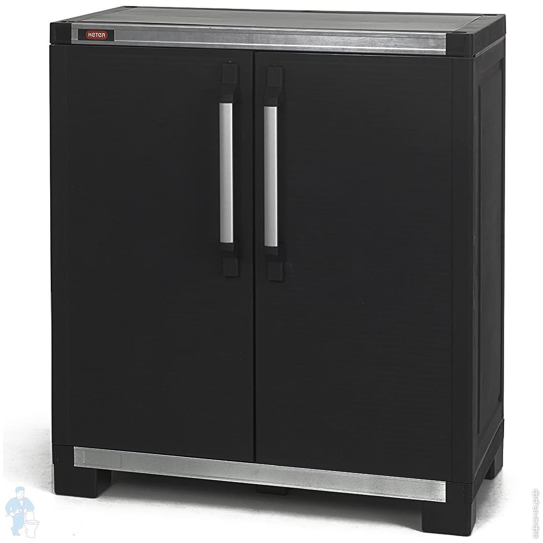 Шкаф KETER XL PRO BASE SHED (88x45x99,5 ), черный | Афоня.рф