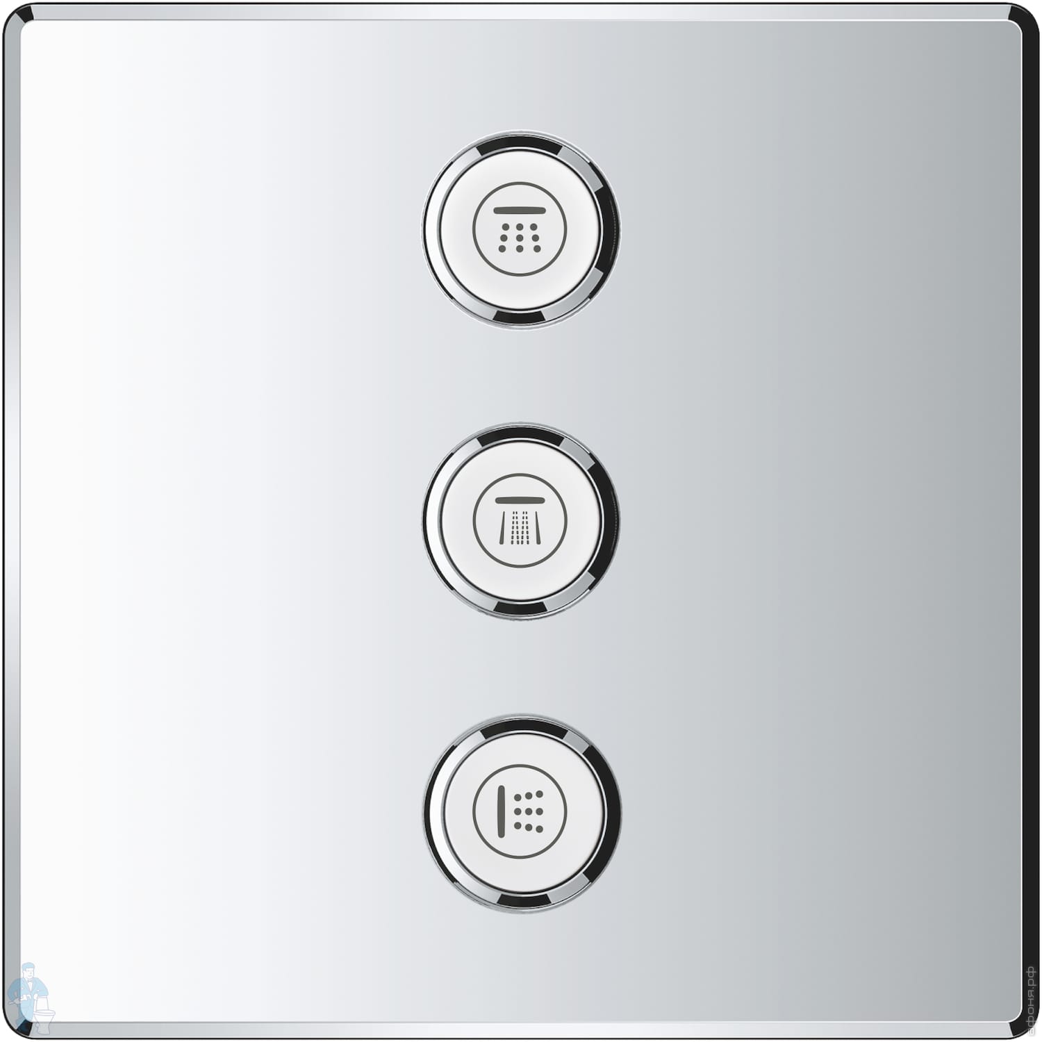 Переключатель Grohe Grohtherm SmartControl 29127000 на 3 выхода ...