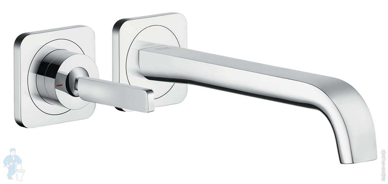 Смеситель Axor Citterio E 36106000 для умывальника, излив 221мм ...